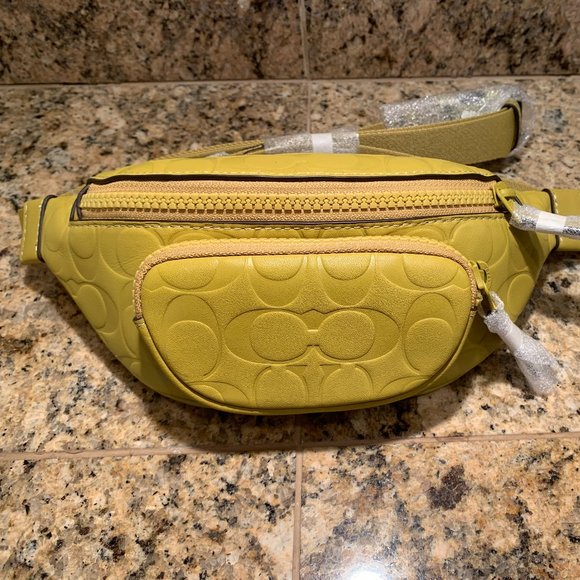 Coach | Bags | Coach Logo Embossed Fanny Pack | Poshmark